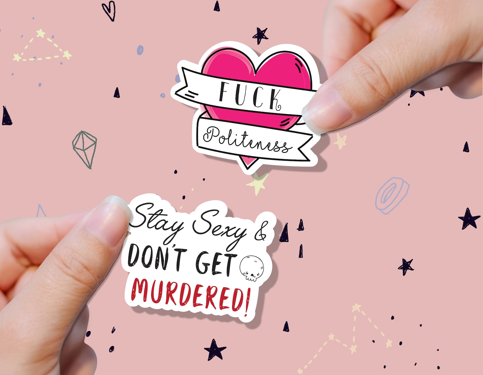 My Favorite Murder Sticker Pack / Pack of 10 / Die Cut / | Etsy
