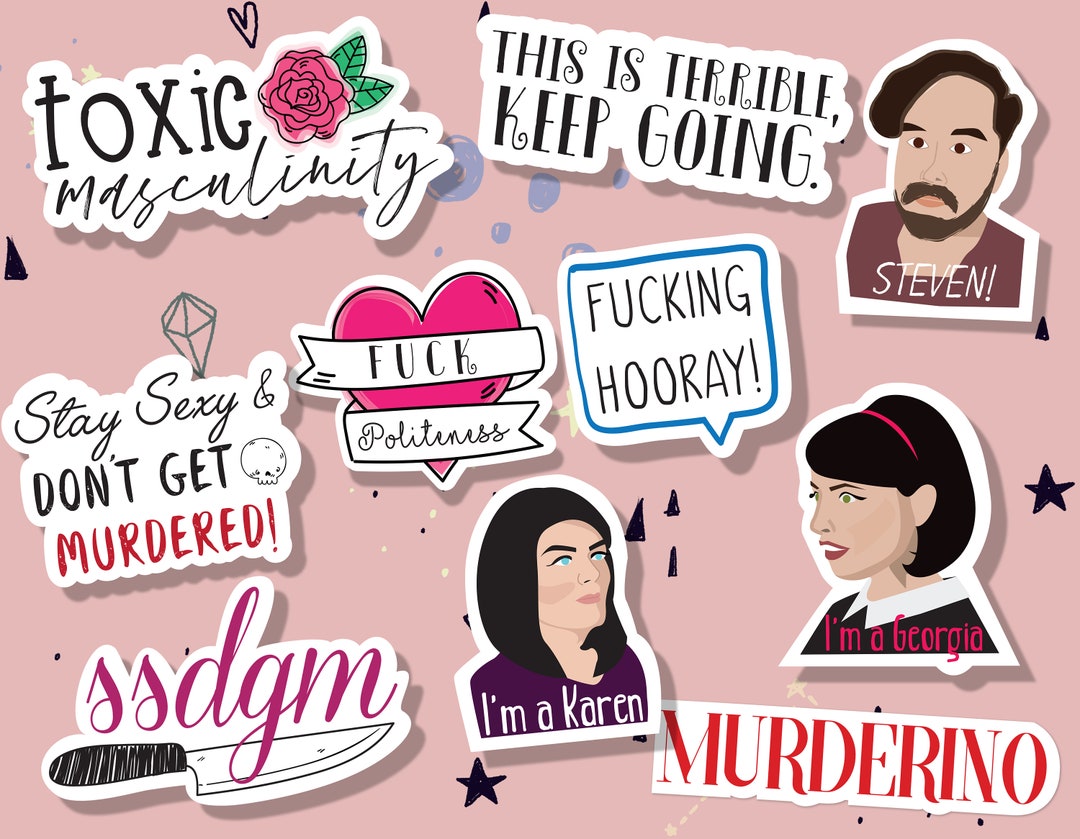 My Favorite Murder Sticker Pack / Pack of 10 / Die Cut / Weather Proof ...