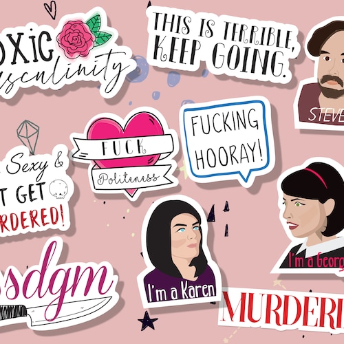 My Favorite Murder Sticker Pack / Pack of 10 / Die Cut / | Etsy
