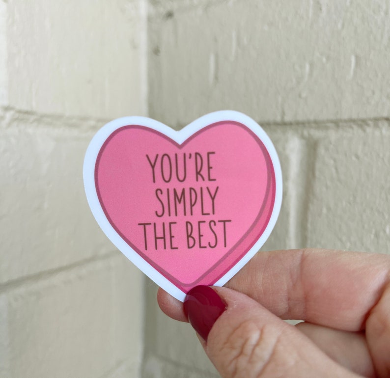 Simply the Best Sticker David Rose Weatherproof Sticker - Etsy