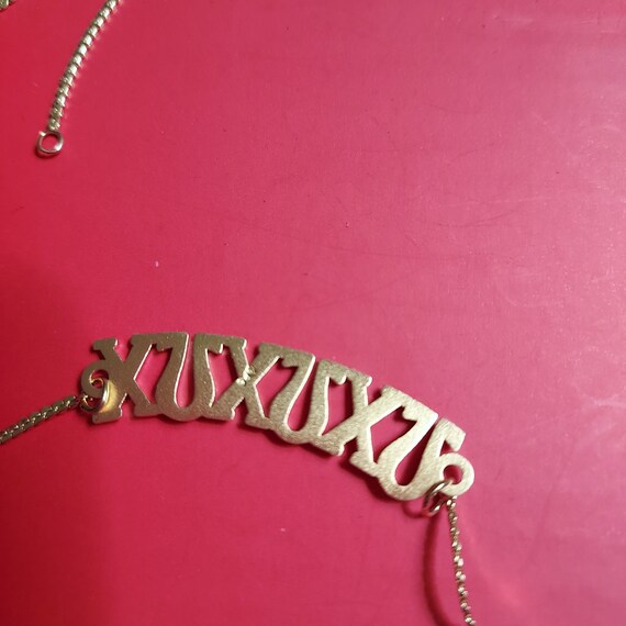 Sorority Chi Omega floating Greek letter necklace lav… - Gem