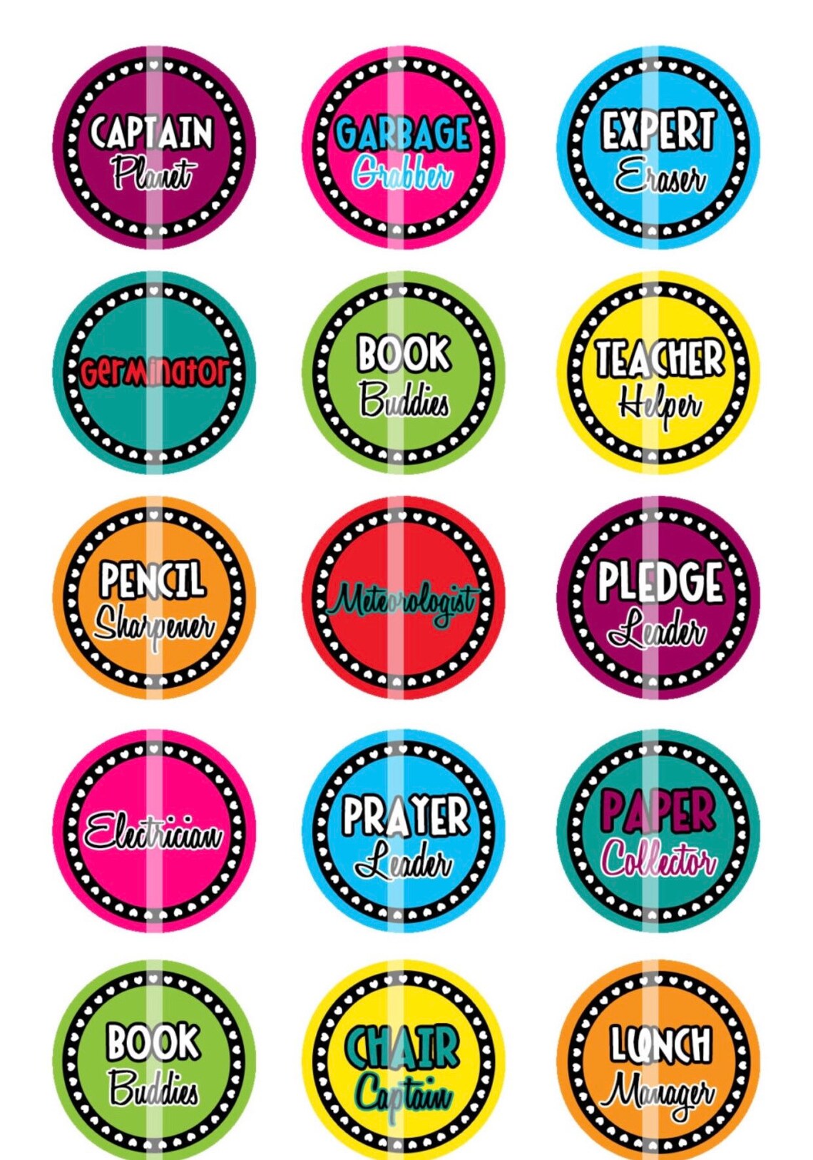 Classroom Magnets Teacher Magnets Classroom Helpers Bottle - Etsy