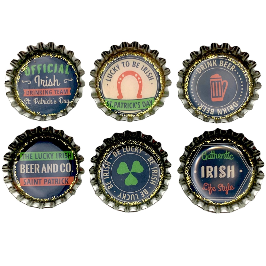 St Patricks Day Magnets, Good Luck, Irish Magnets, Beer Lover, Bottle ...