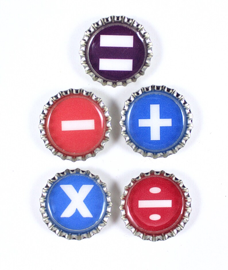 Math Symbols Math Magnets Classroom Magnets Teacher - Etsy