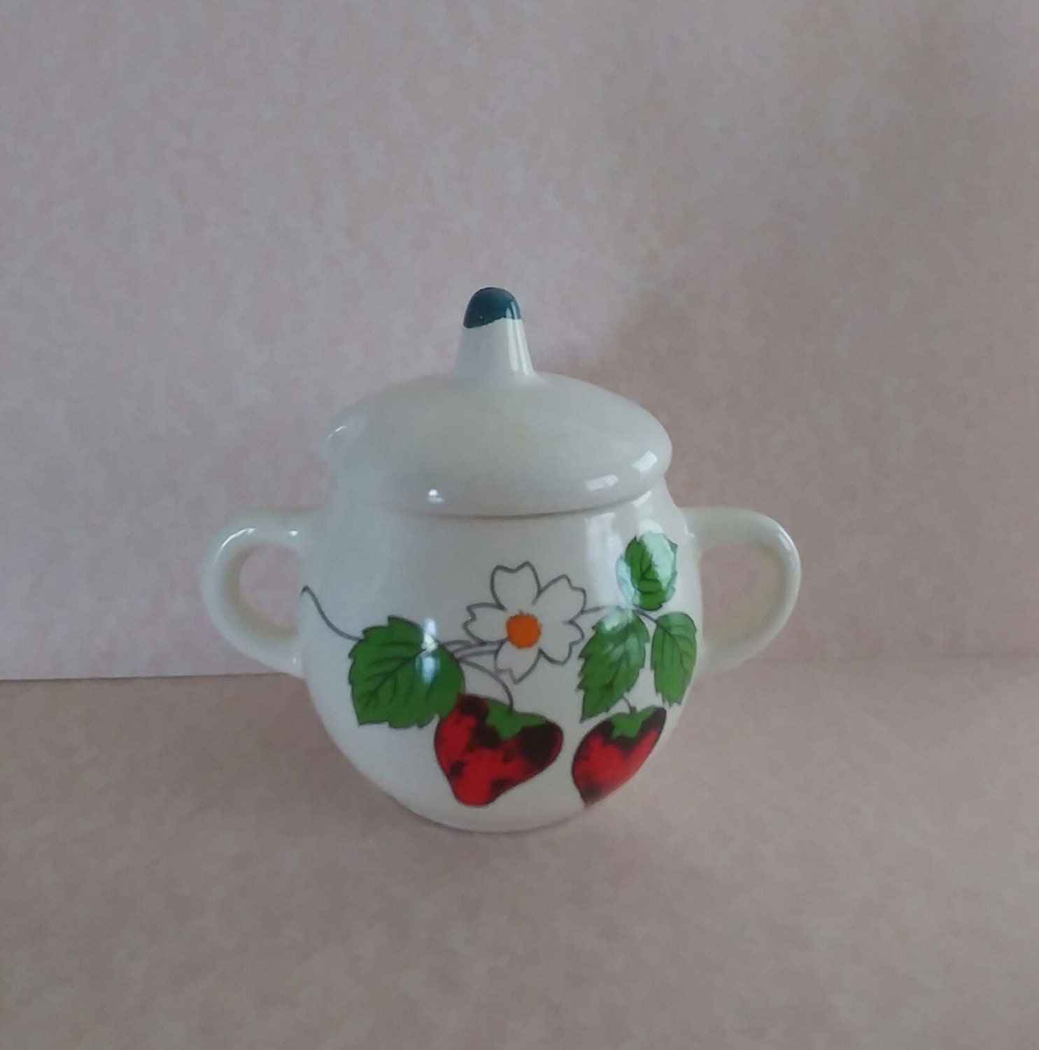 Vintage Ceramic Jam Server / Mustard Pot With Lid/ Sugar Bowl - Etsy