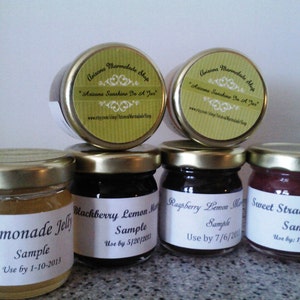 Six Sample Jam Set / Jam Gift Set / CIJ/ READY to Ship/jam- Marmalade ...