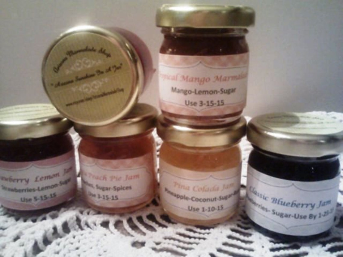 Six Sample Jam Set / Jam Gift Set / CIJ/ READY to SHIP/Jam | Etsy