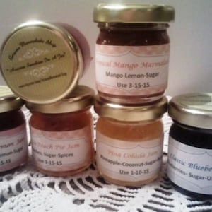 Six Sample Jam Set / Jam Gift Set / CIJ/ READY to Ship/jam- Marmalade ...
