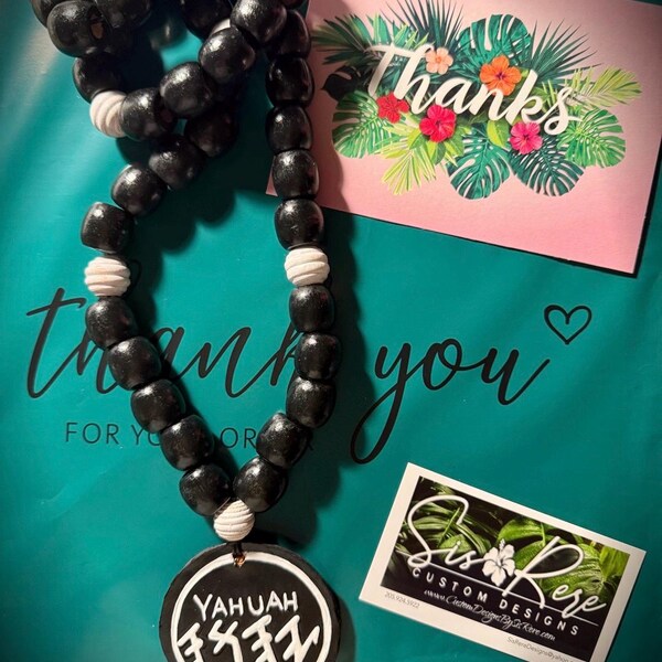 Black Necklace Medallion - Etsy