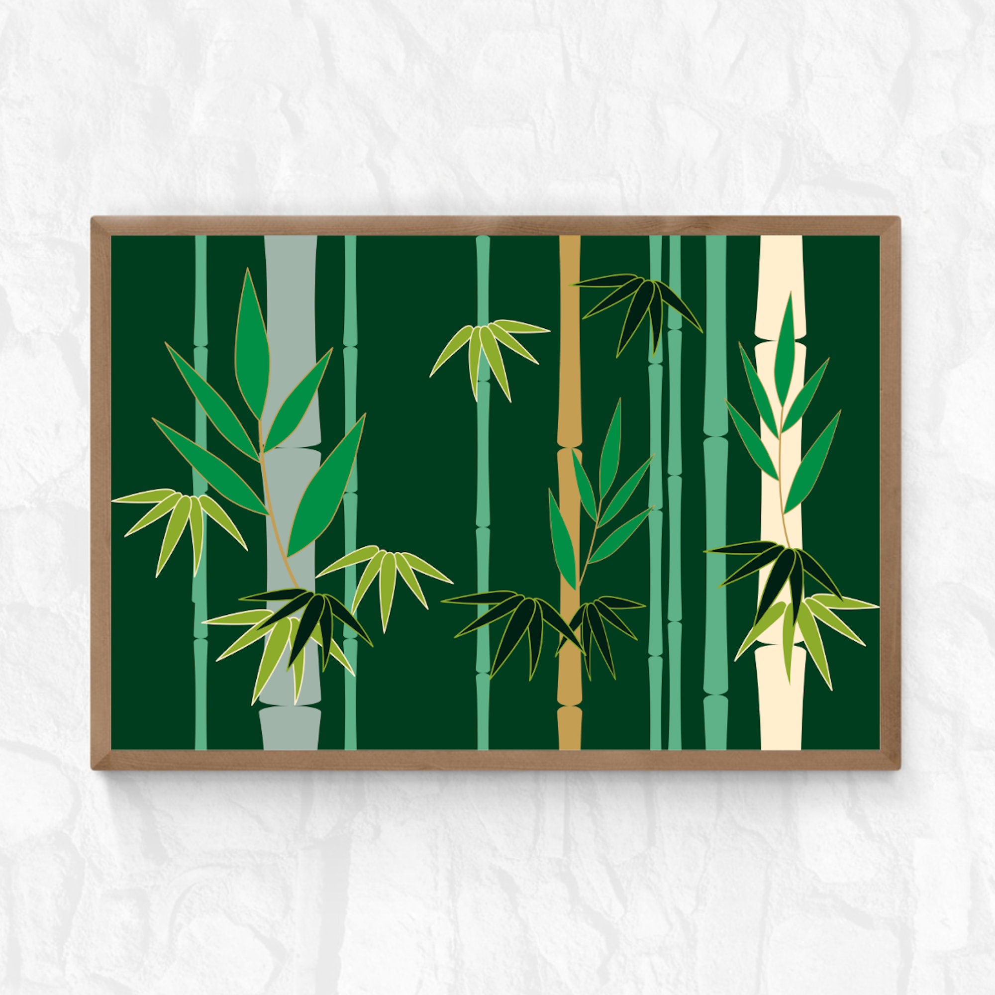 Printable Art Original Wall Art Botanical Bamboo Digital - Etsy