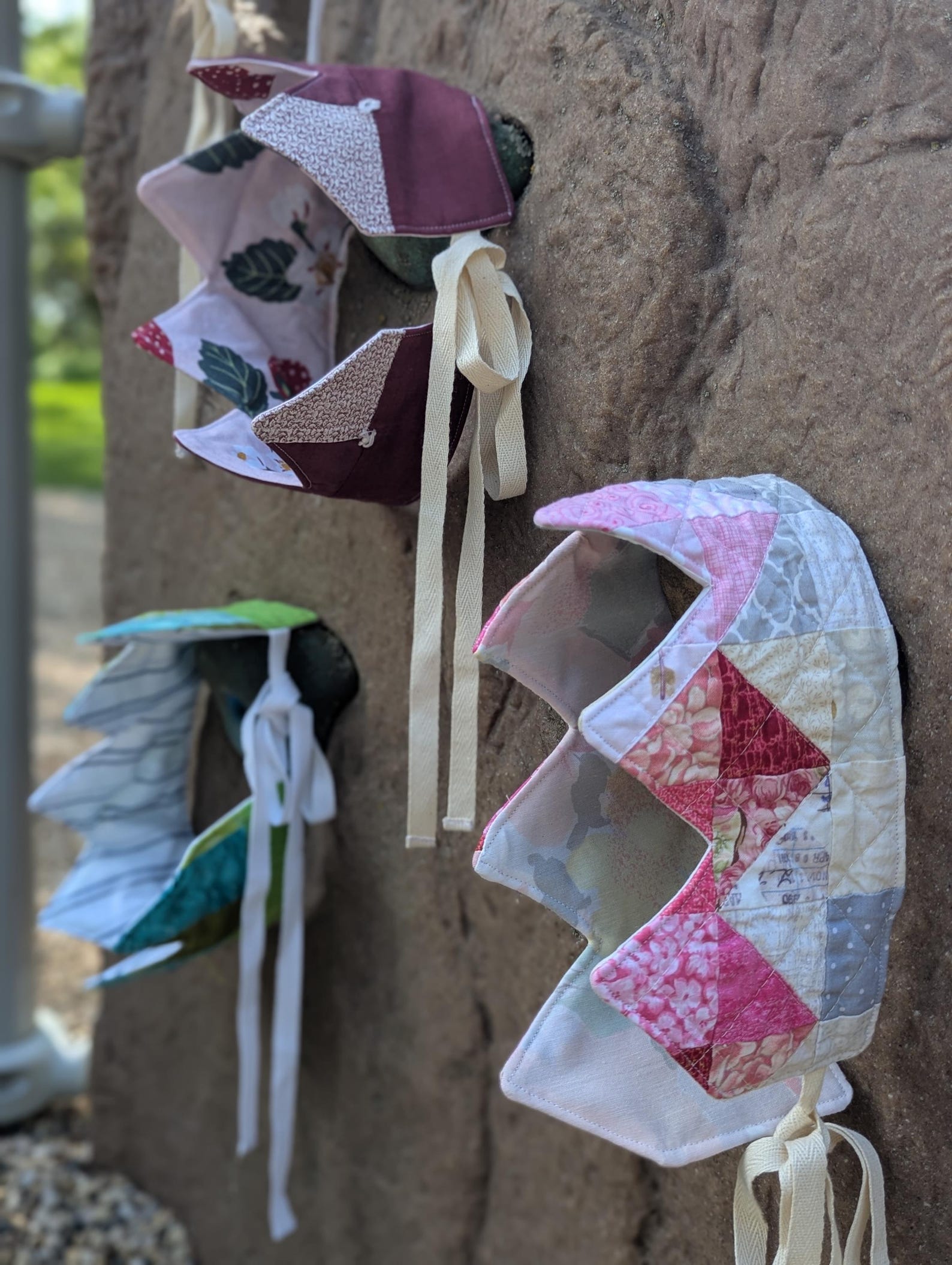 Reversible Quilted Birthday Crown: Soft Cotton Party Hat, Adjustable - Etsy