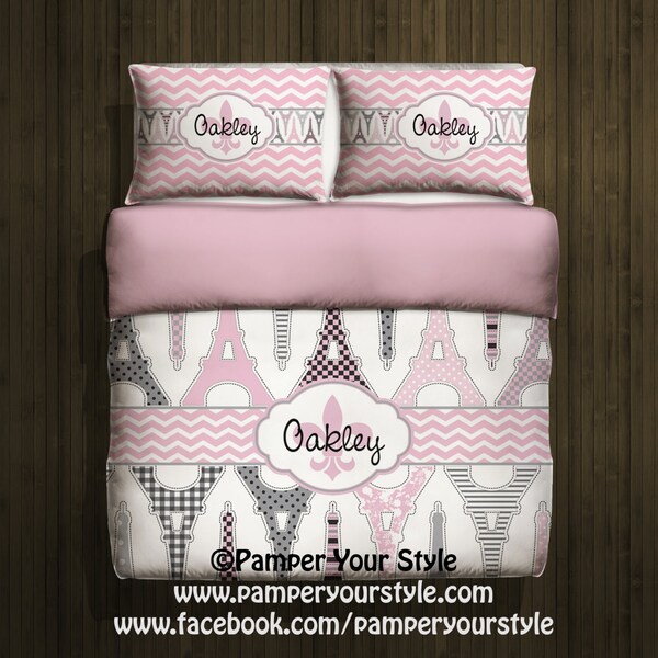 Paris Bedding - Etsy