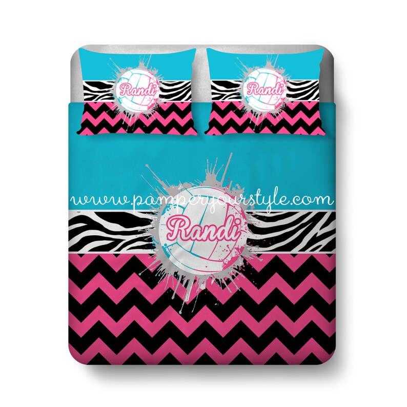 Volleyball Bedding Custom Volleyball Comforter or Duvet - Etsy