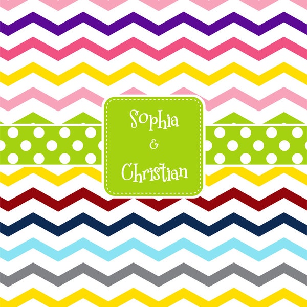 Chevron Polka Dots - Etsy