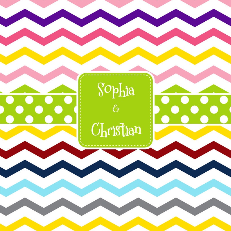 Chevron Polka Dots - Etsy