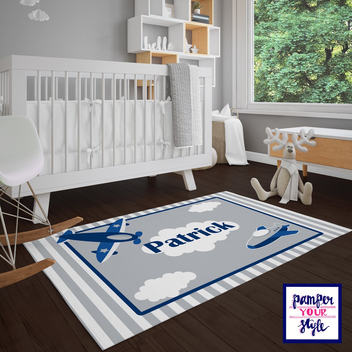 Airplane Nursery Rug Aviation Rug Airplane Custom Area Rug | Etsy