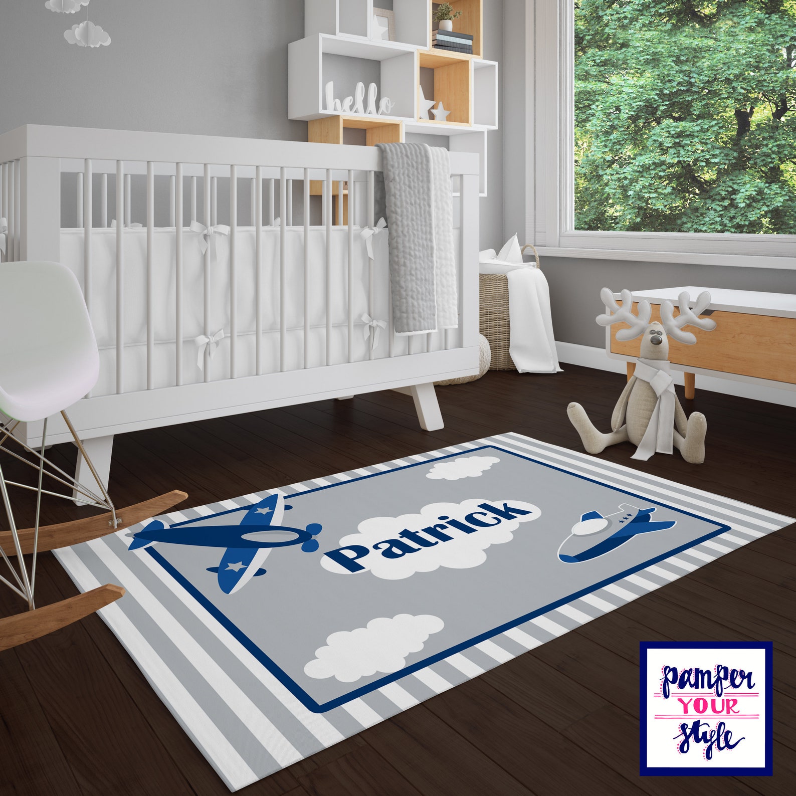 Airplane Nursery Rug Aviation Rug Airplane Custom Area Rug | Etsy