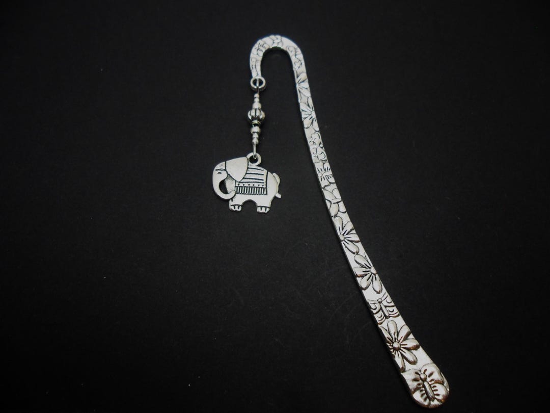 A Hand Made Tibetan Silver Elephant Themed Bookmark. New. - Etsy