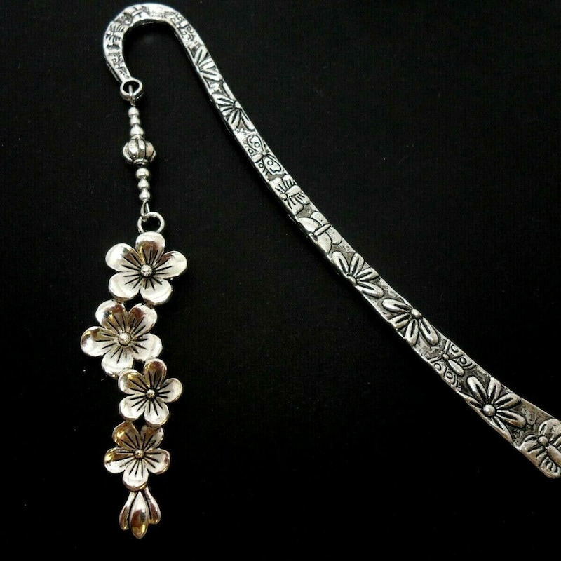 Hand Made Bookmarks Silver - Etsy