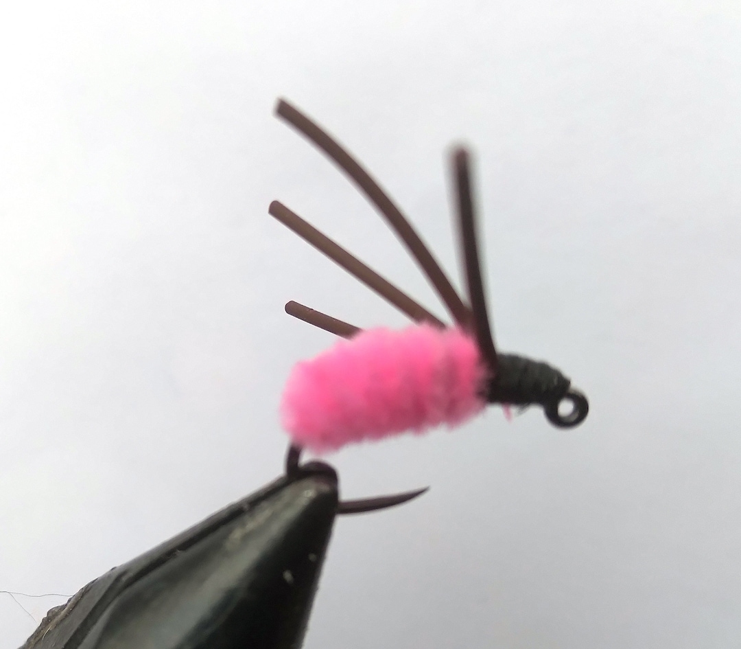 6 Bully Spider Fly Pink - Bull Spider for Bluegill, Panfish, Bream ...
