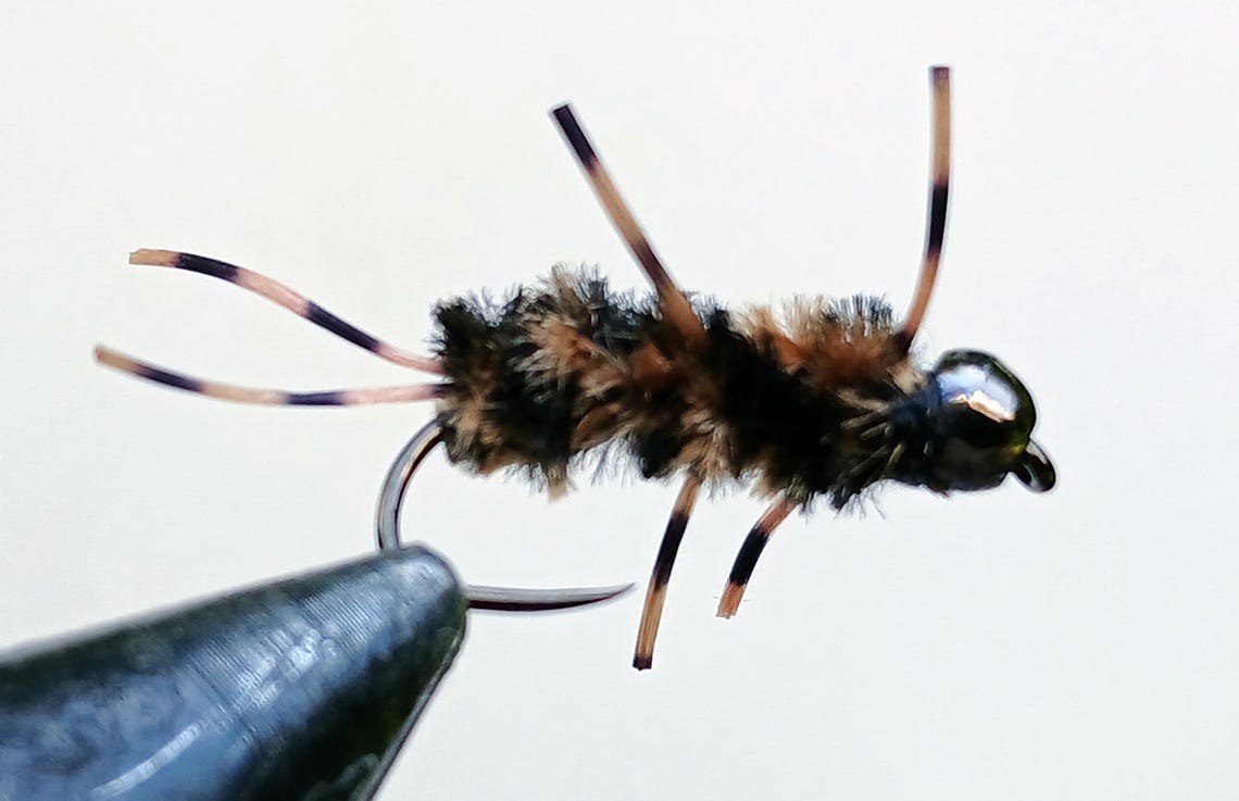 3 Tungsten Stonefly Nymphs: Pat's Rubber Legs Trout Flies, Size 12 - Etsy