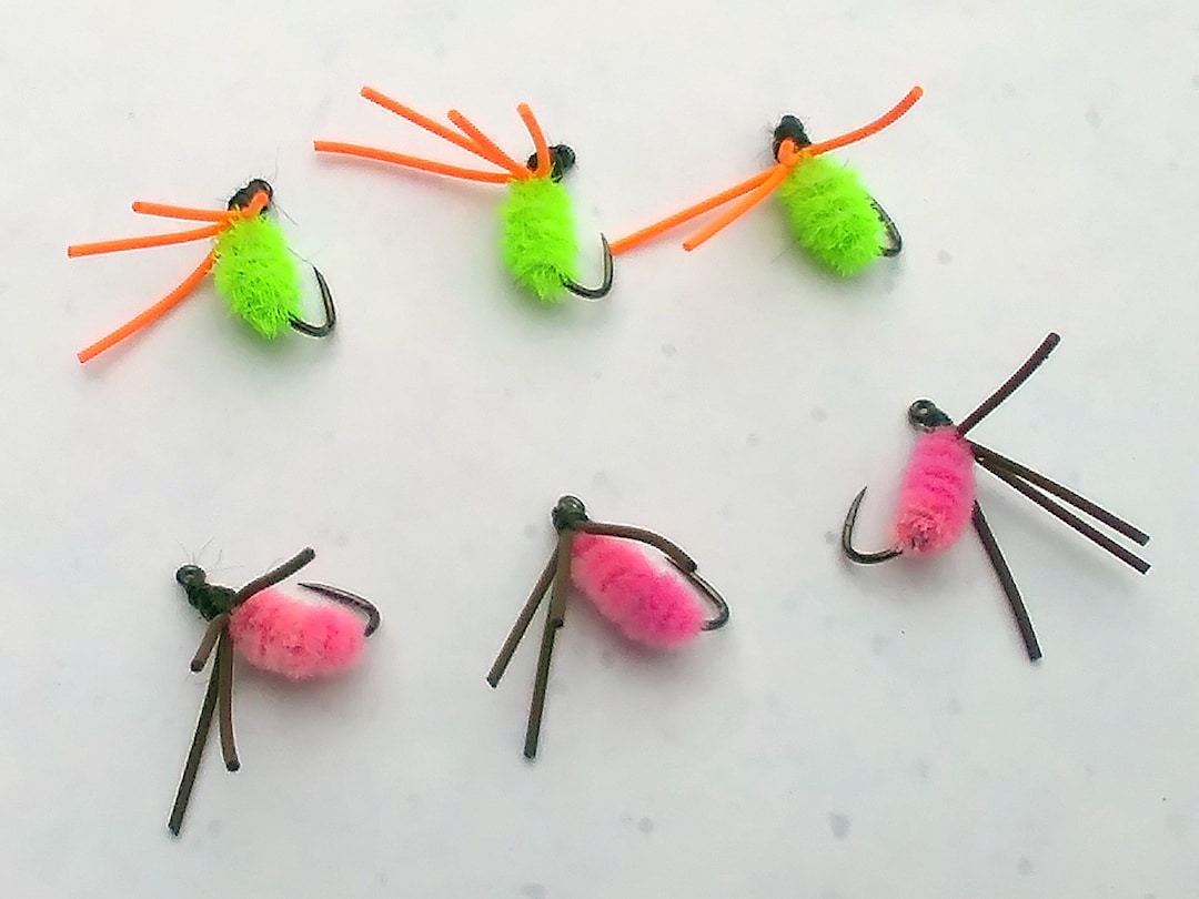 6 Bully Spider Fly Combo 1 - Bull Bluegill Spider for Panfish, Bream ...