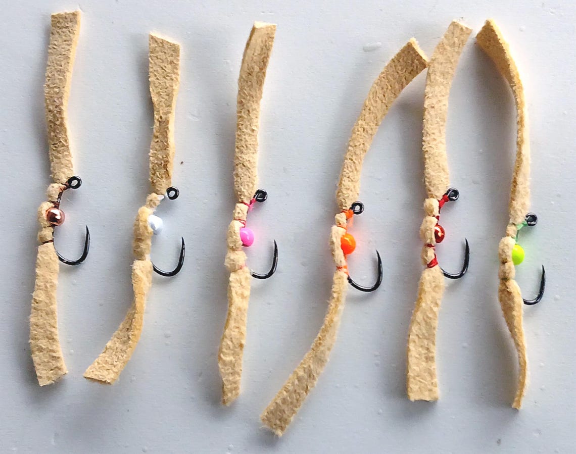 6 "shammy" Chamois Tungsten Worms 6 Color Combo Fly Fishing Flies - Etsy