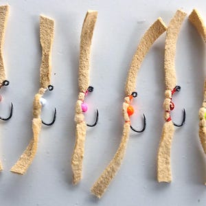 6 "shammy" Chamois Tungsten Worms 6 Color Combo Fly Fishing Flies - Etsy