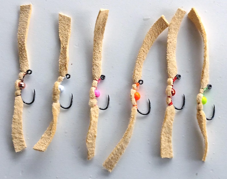 6 "shammy" Chamois Tungsten Worms 6 Color Combo Fly Fishing Flies - Etsy