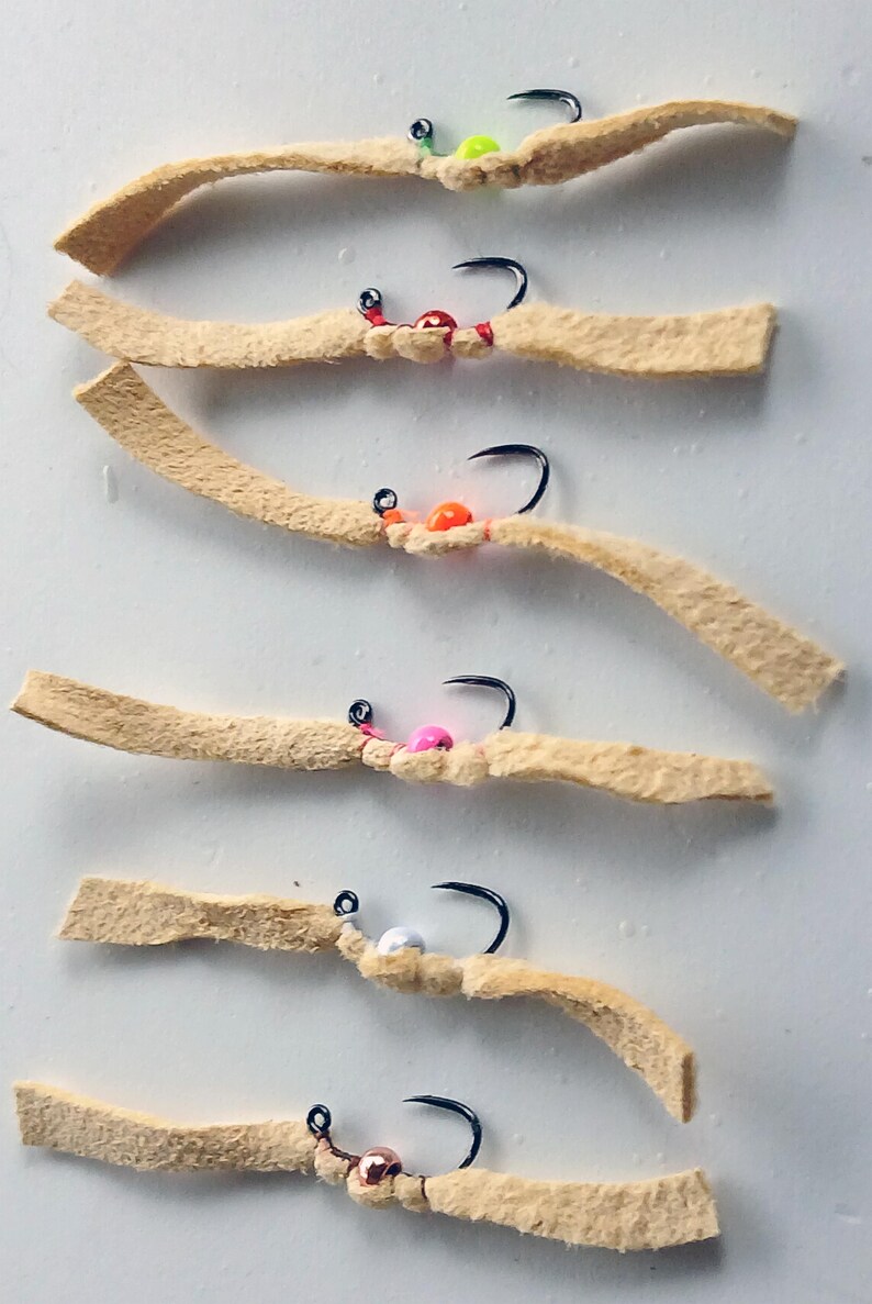 6 "shammy" Chamois Tungsten Worms 6 Color Combo Fly Fishing Flies - Etsy