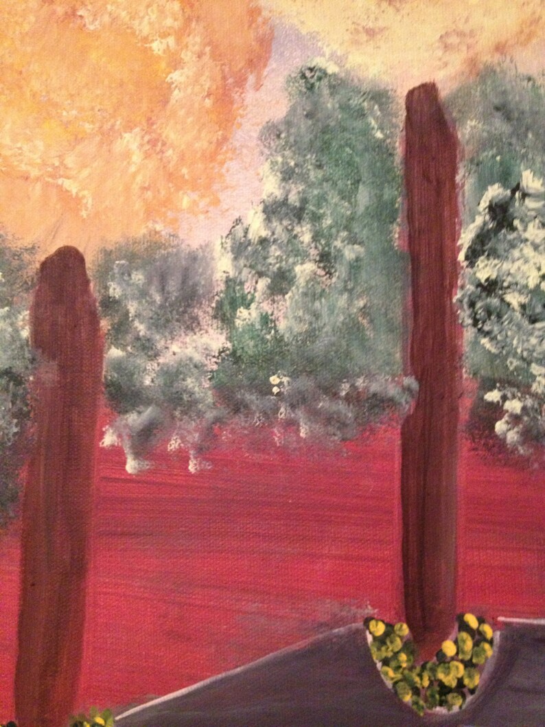 Original Artwork: GOLDEN TREES - Etsy