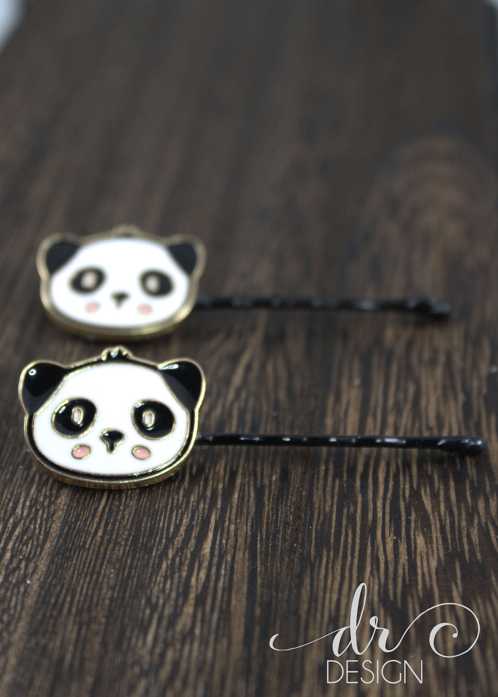 Panda Bobby Pins - Panda Hair Pins - Panda Hair Accessories - Etsy