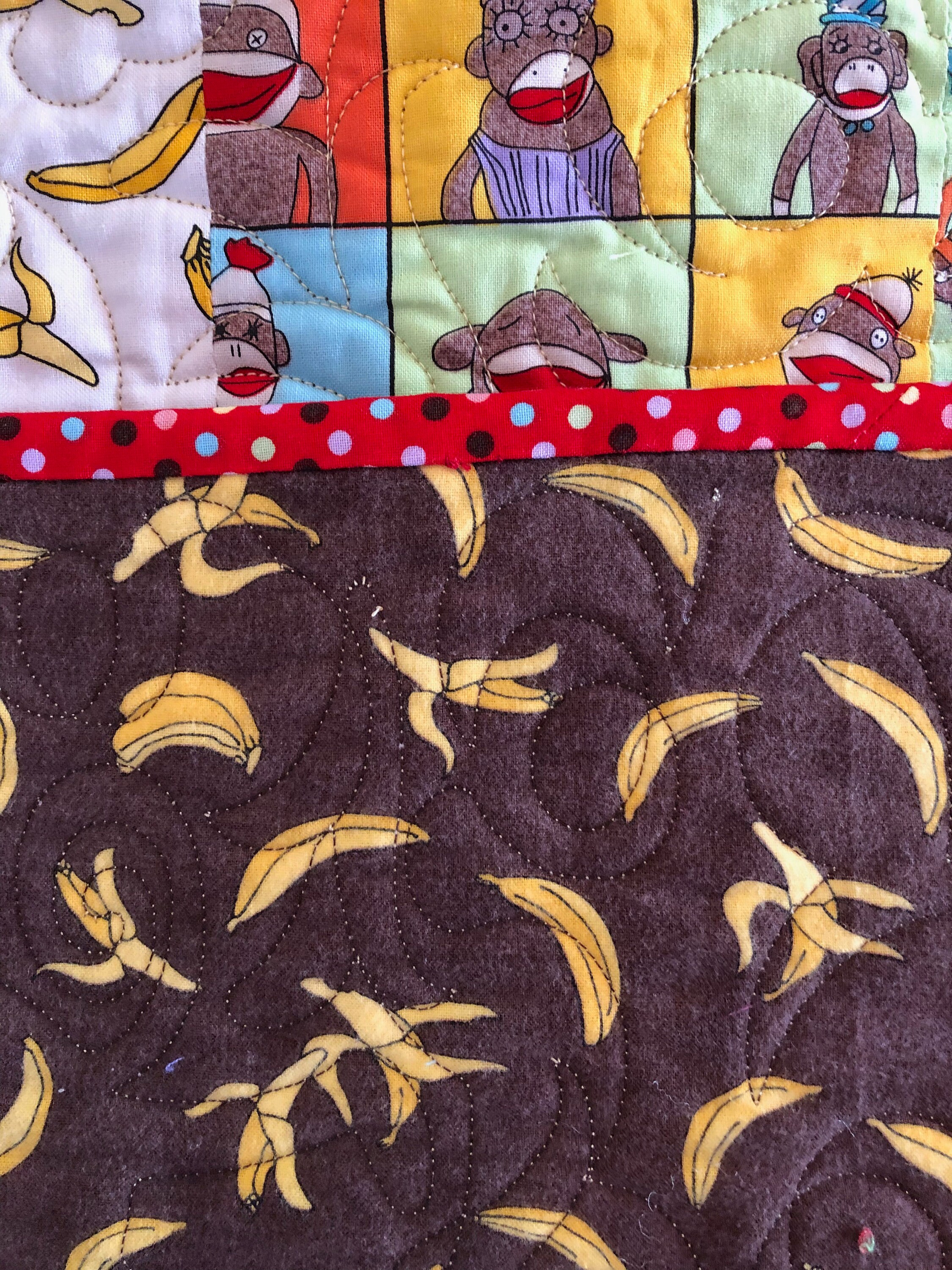 Sock Monkeys Handmade Quilt - Etsy