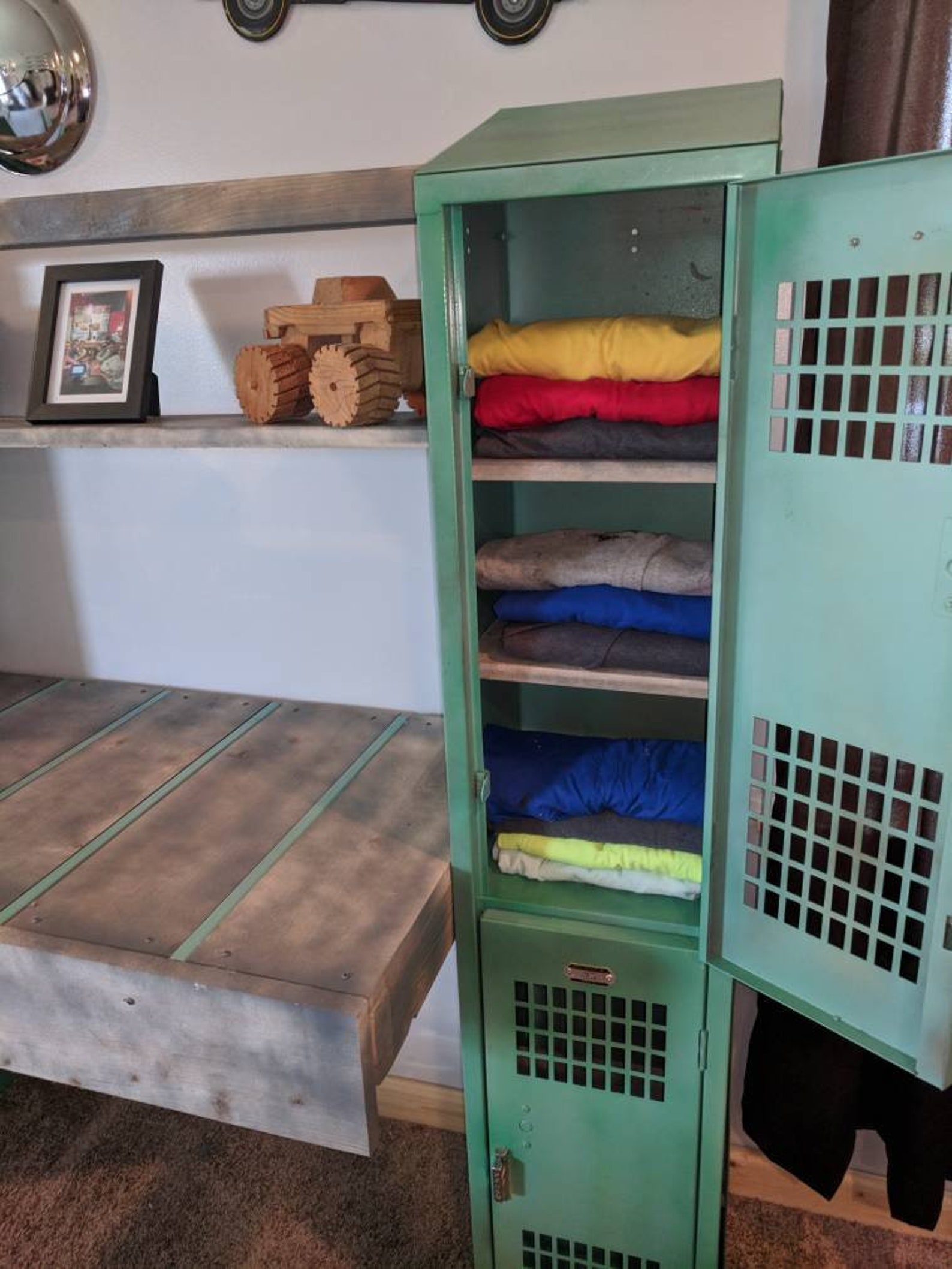 Vintage Locker Desk - Etsy