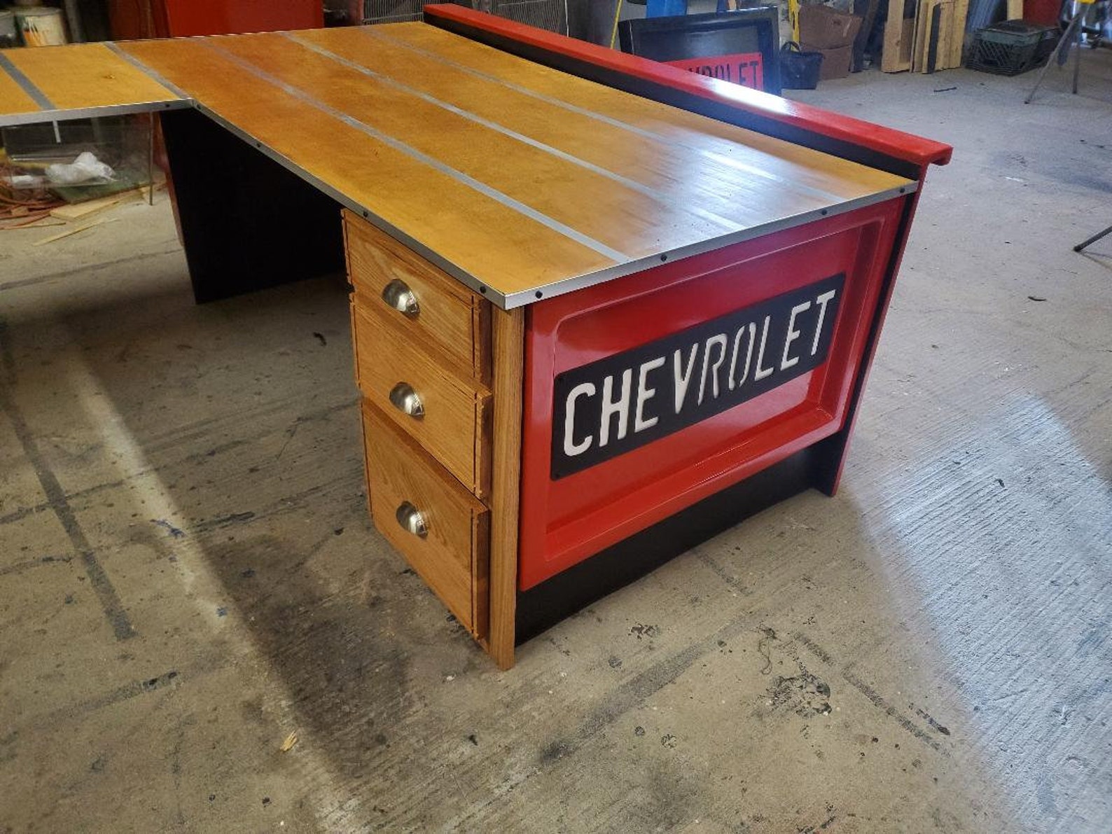 Office Desk Truck Bed Mancave Decor Garage Furniture Office - Etsy