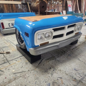 Custom Car Desk Front of a Truck Desk Mancave Furniture - Etsy