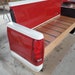 Bench Truck Bench Square Body Tailgate Mancave Decor Garage Furniture ...