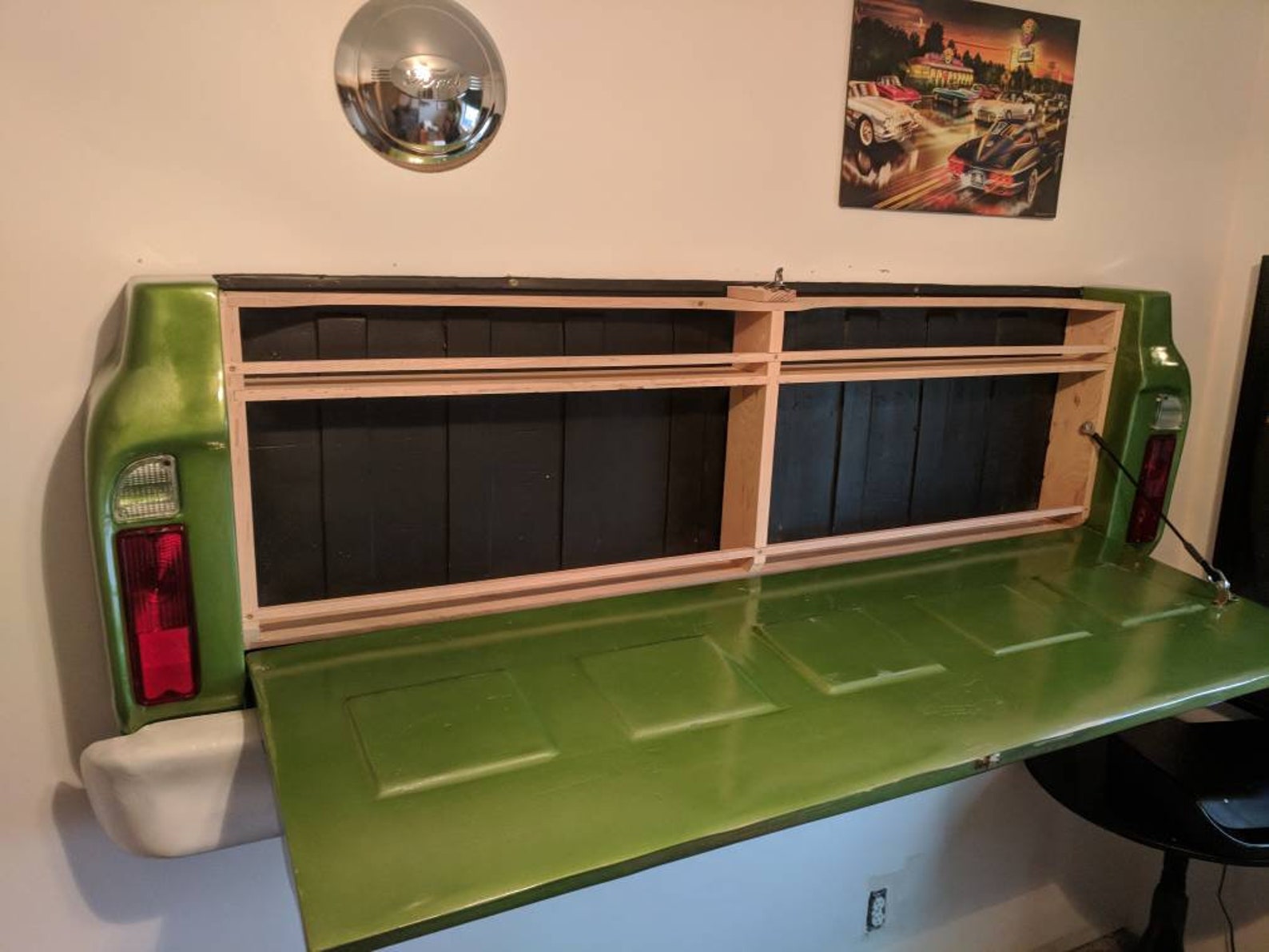 Tailgate Fold Down Bar Tailgate Wall Mount Car Art Office - Etsy