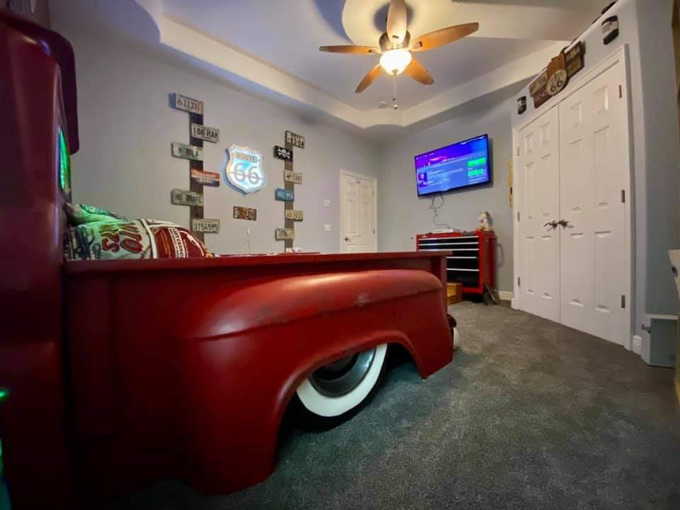 Full Size Bed. Car Furniture. Kids Car Truck Bed. Mancave. - Etsy