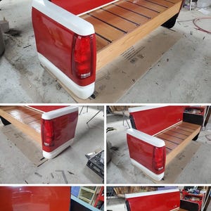 Obs Bench Truck Tailgate Bench Mancave Decor Garage Furniture Outdoor ...