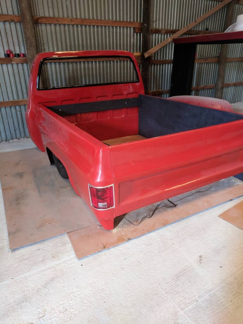 Queen Size Square Body Bed Mancave Decor Garage Furniture | Etsy