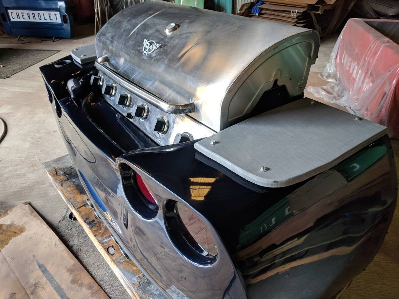Custom Made BBQ Pit Mancave Decor Car Barbeque Grill - Etsy