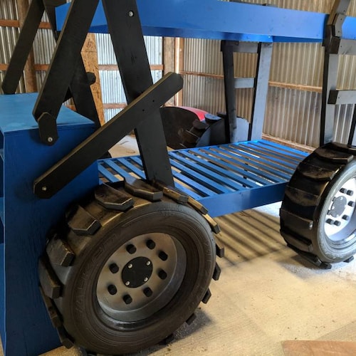 Full Size Kids Bed Tractor Bed Furniture Loader - Etsy