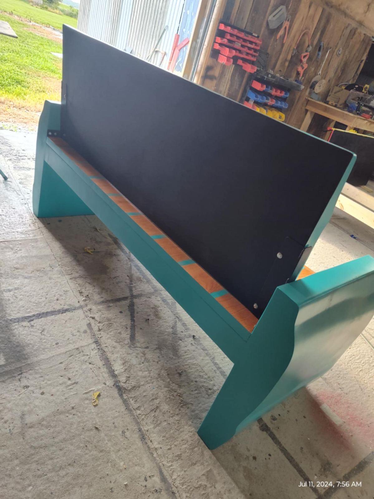 The Best Car Guy Bench on the Planet. Tailgate Bench Mancave Decor ...