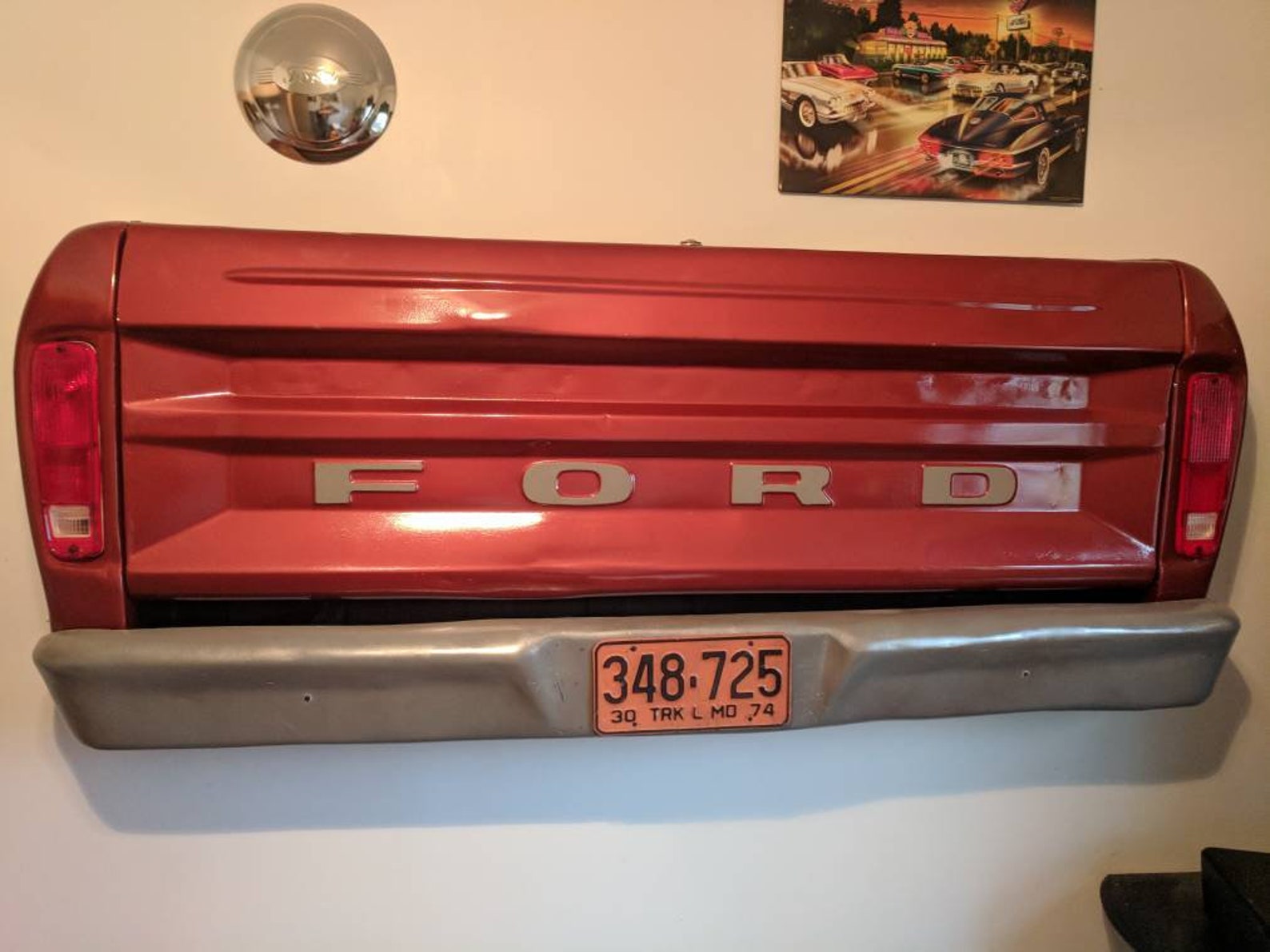 Tailgate Fold Down Bar Tailgate Wall Mount Car Art Office - Etsy