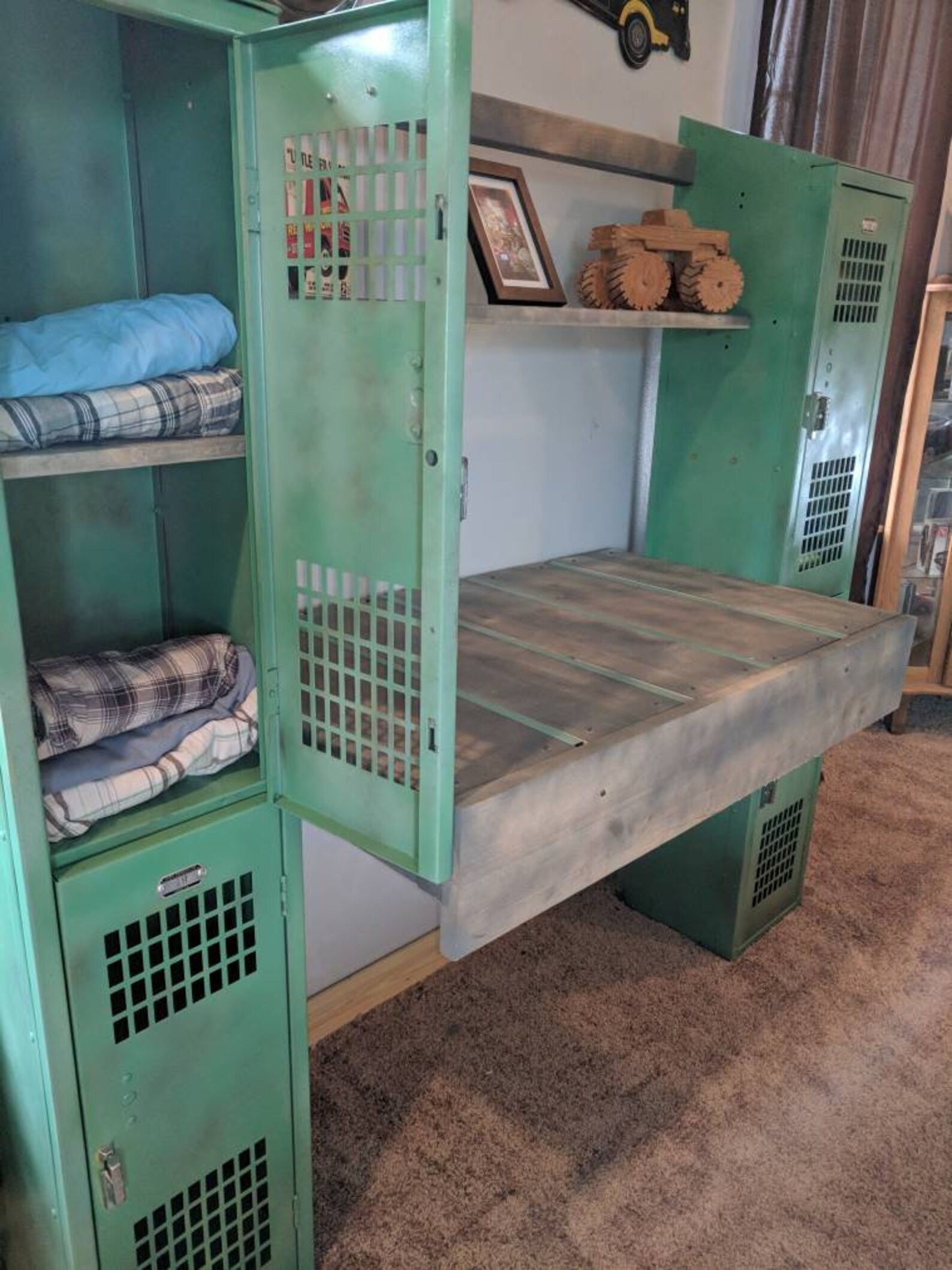 Vintage Locker Desk - Etsy