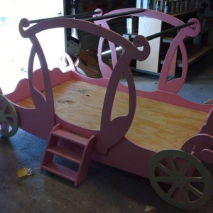 Cinderella Princess Carriage Twin Bed - Etsy