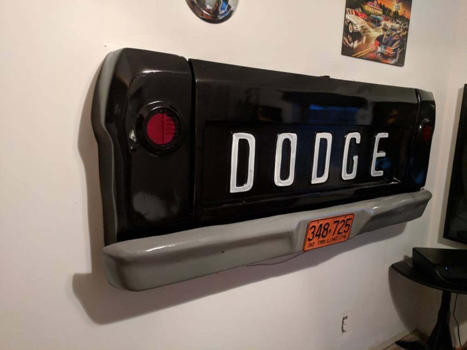 Tailgate Fold Down Bar Tailgate Wall Mount Car Art Office - Etsy