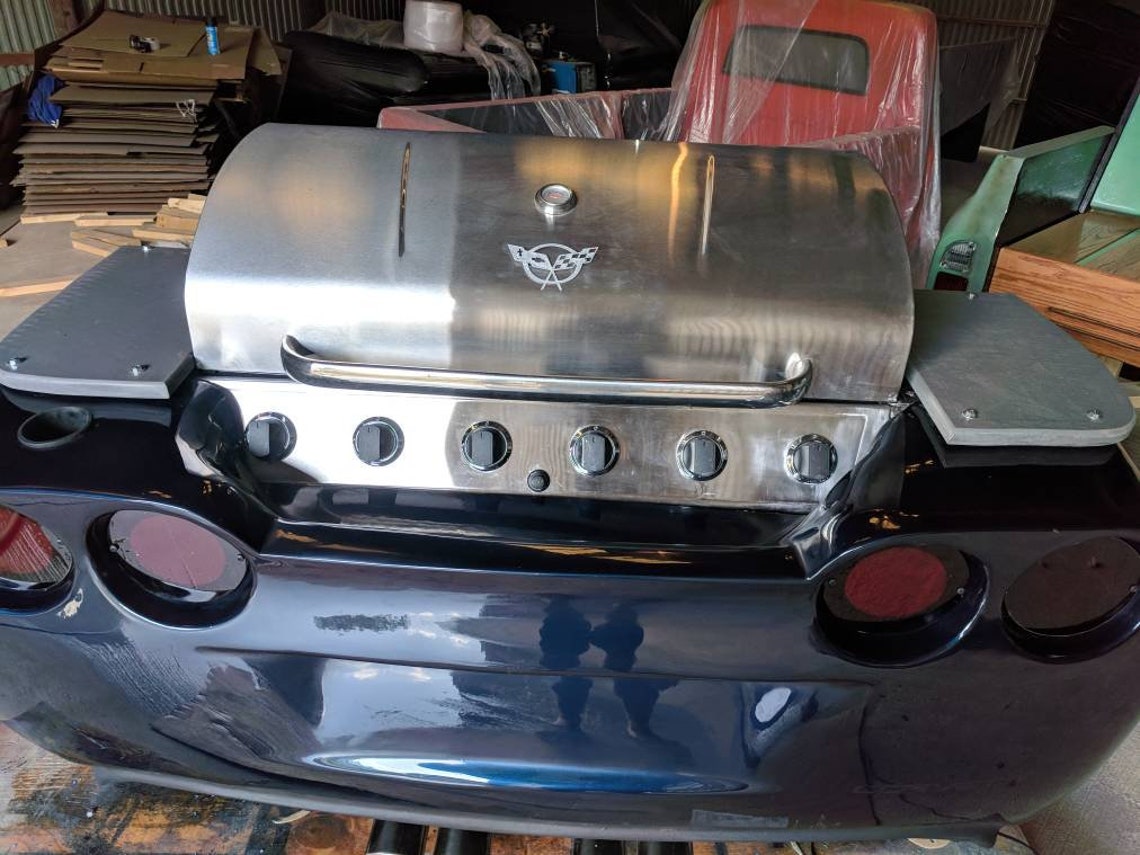Custom Made BBQ Pit Mancave Decor Car Barbeque Grill - Etsy