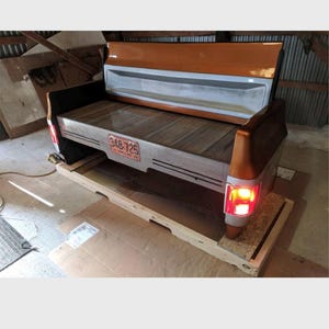 Bench Truck Bench Square Body Tailgate Mancave Decor Garage Furniture ...